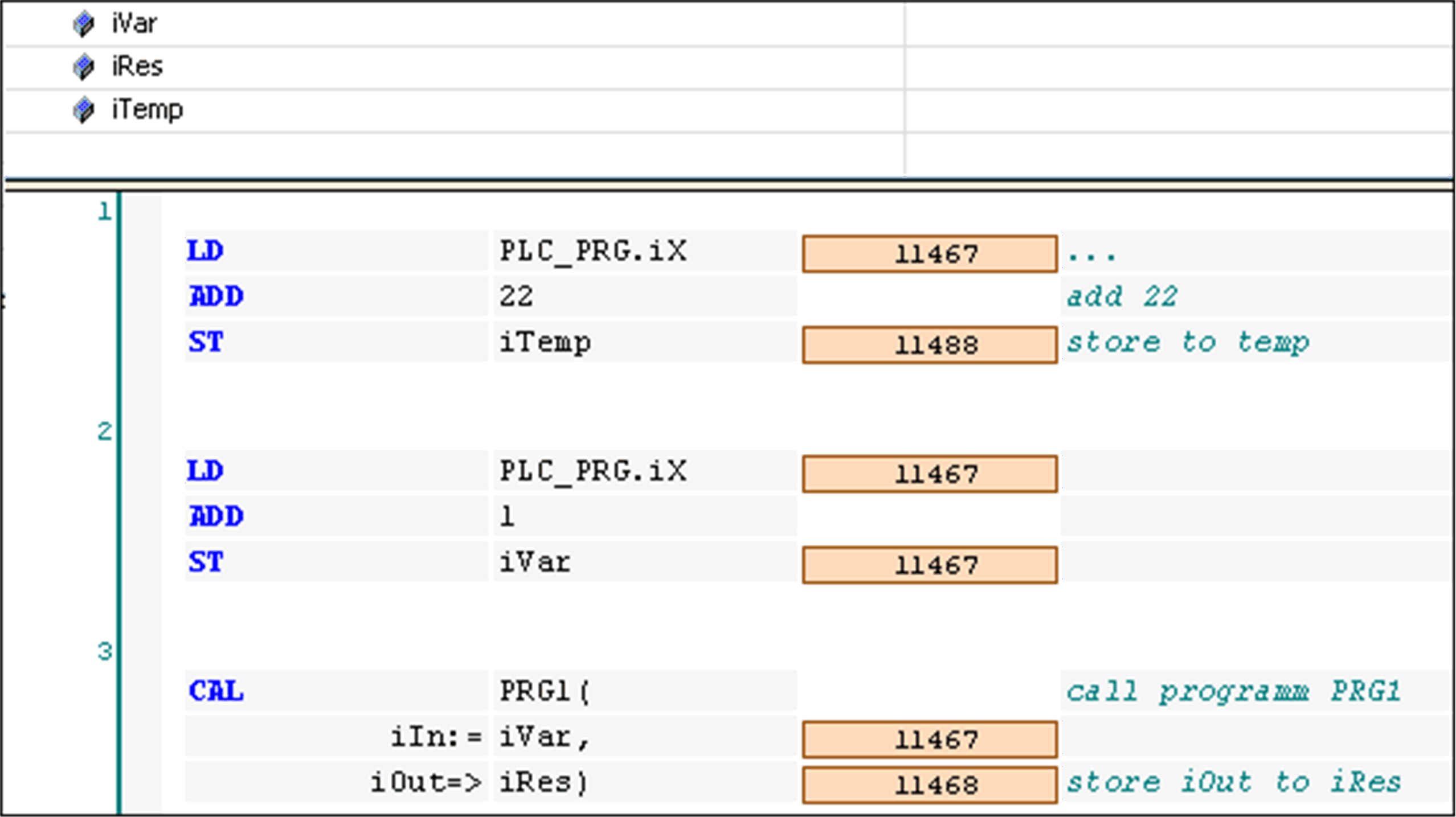 FBD/LD/IL Editor in Online Mode